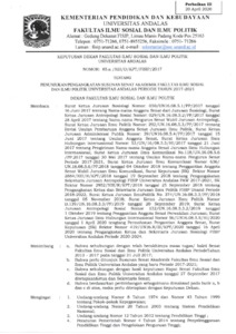 SK Senat Akademik FISIP Unand 2017-2021 (Revisi 3) - Document Repository Universitas Andalas